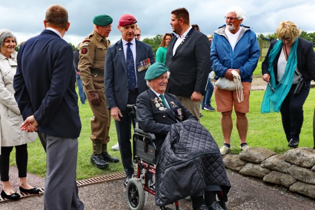 (042) Veteranen Roy Maxwell (100 år) fra commando n°4 HQ Troop